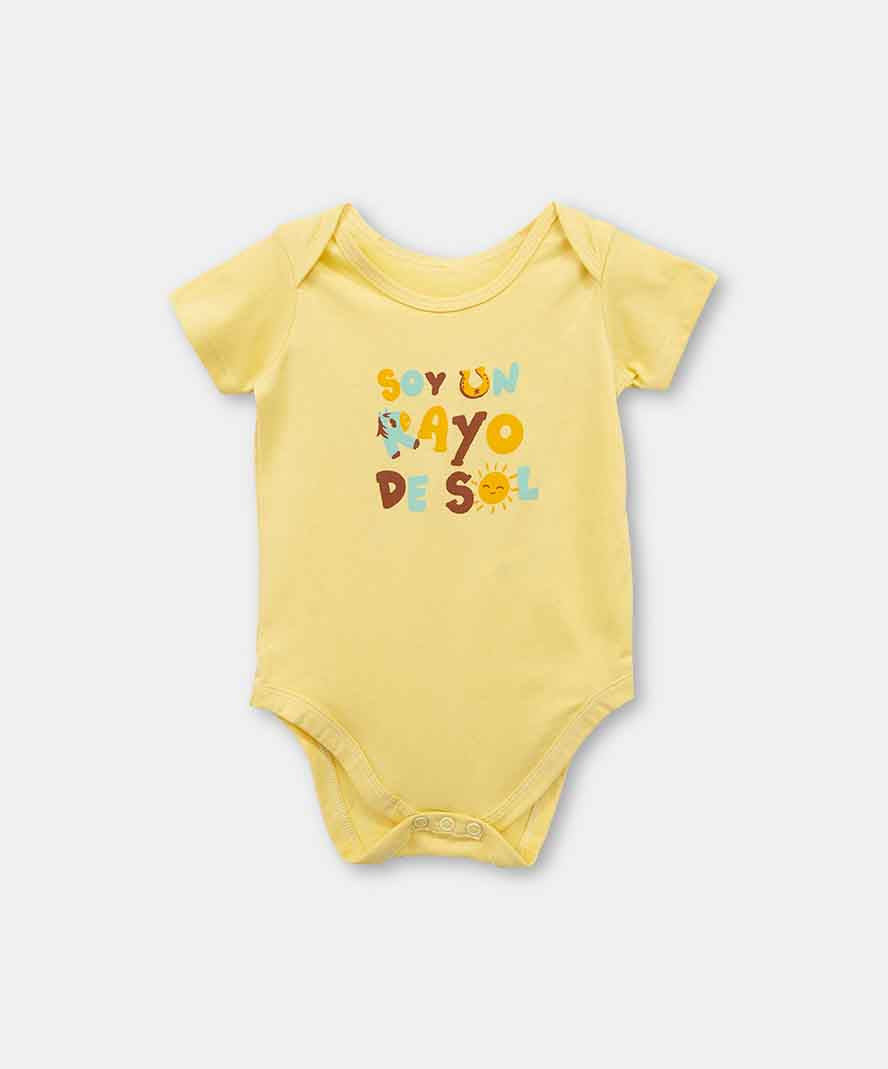 Set Body X2 Para Recién Nacido En Tela Suave Color Amarillo Y Marfil ...